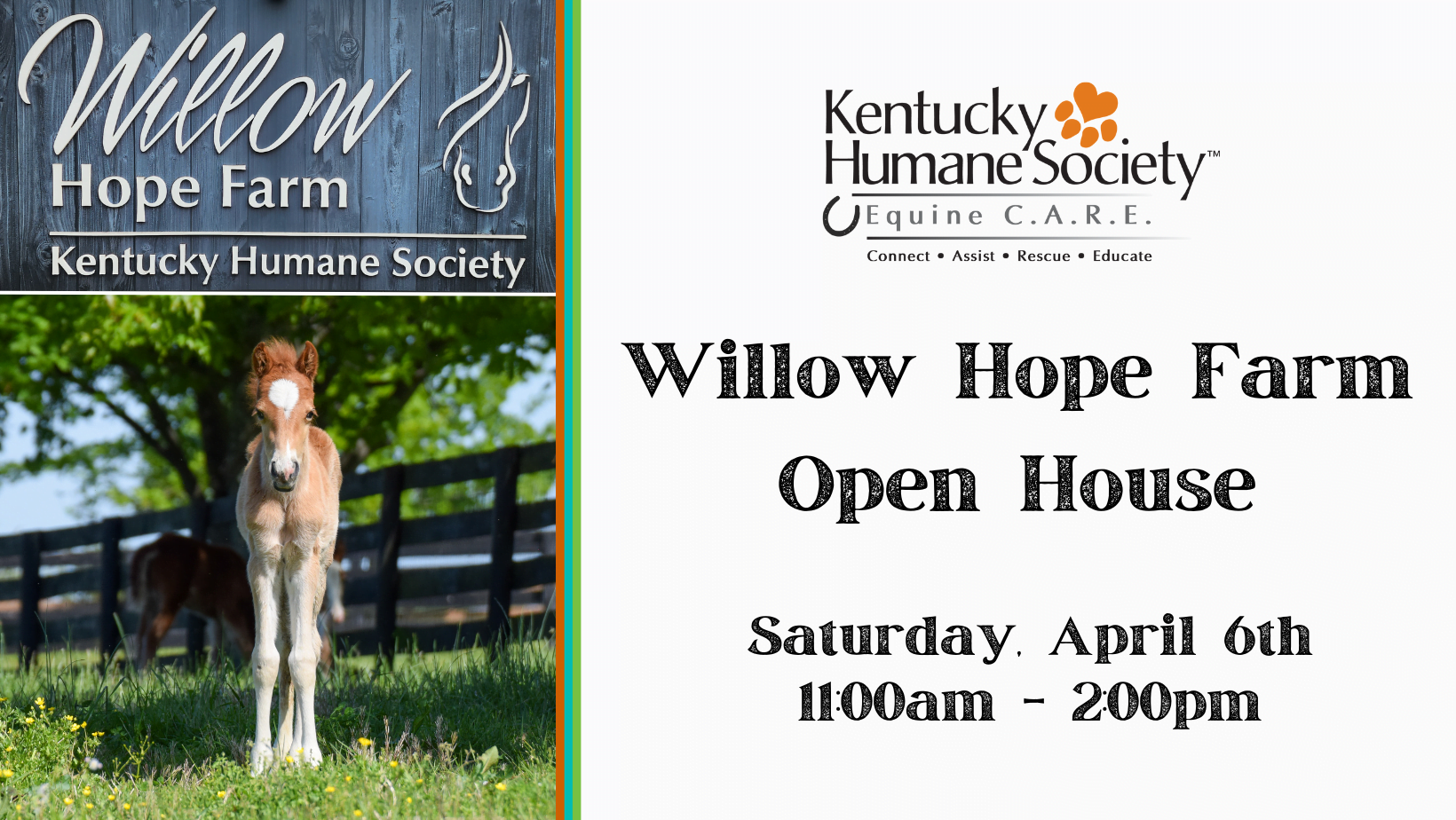 Willow Hope Farm Open House - Kyhumane